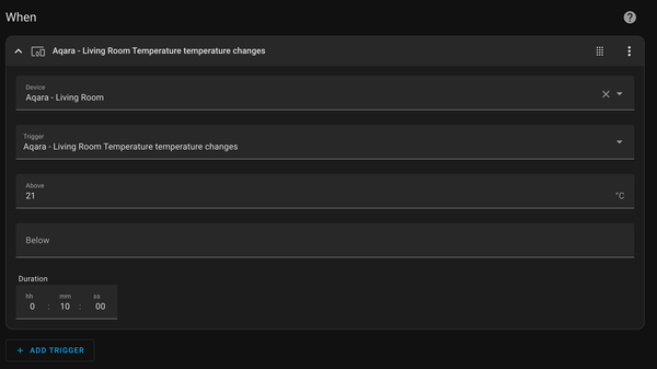 Simple Thermostat Automation with Home Assistant